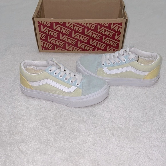 Vans | Shoes | Vans Old Skool Pastel Block Kids 25 | Poshmark
